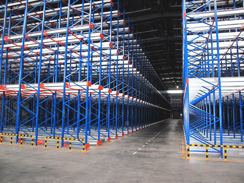 FILO 1.5m Depth Pallet Radio Shuttle Rack For Cold Warehouse Semi Automatic
