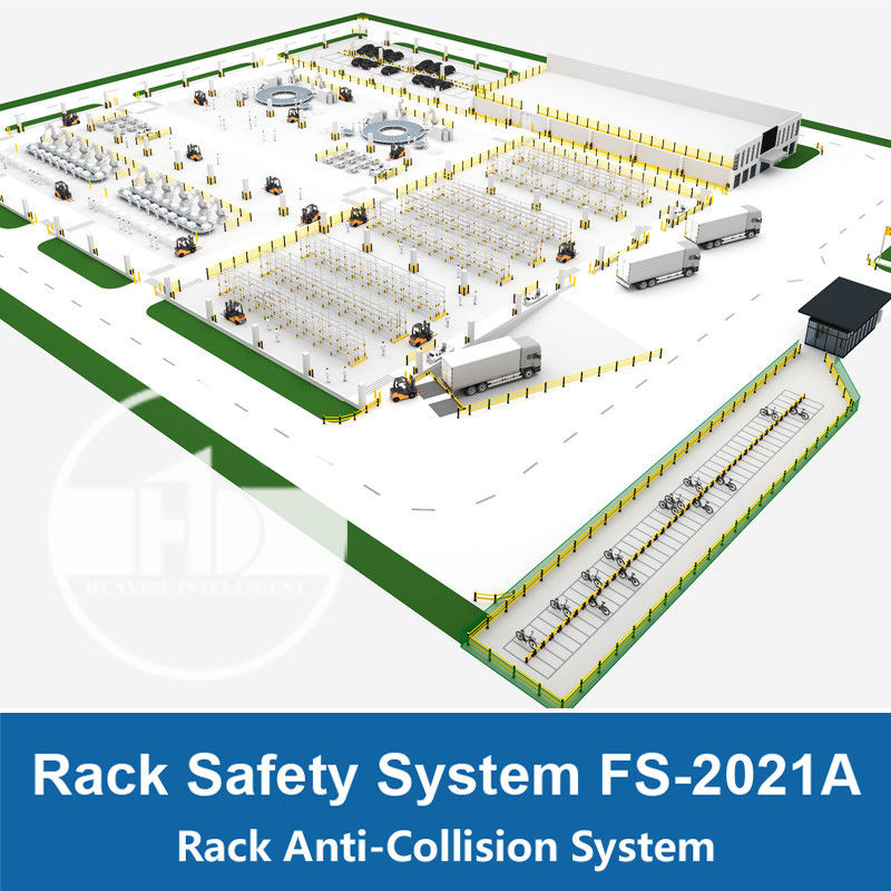 Rack Safety System FS-2021A Warehouse Storage Rack Flexible Anti ...