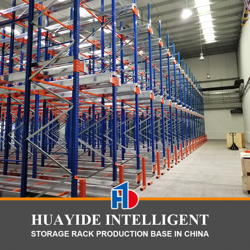 Radio Shuttle Pallet Racking Pallet Runner Rack Warehouse Storage Rack