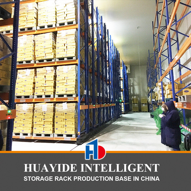 Electric Mobile Racking Frozen Warehouse Cold Storage Warehouse Storage ...