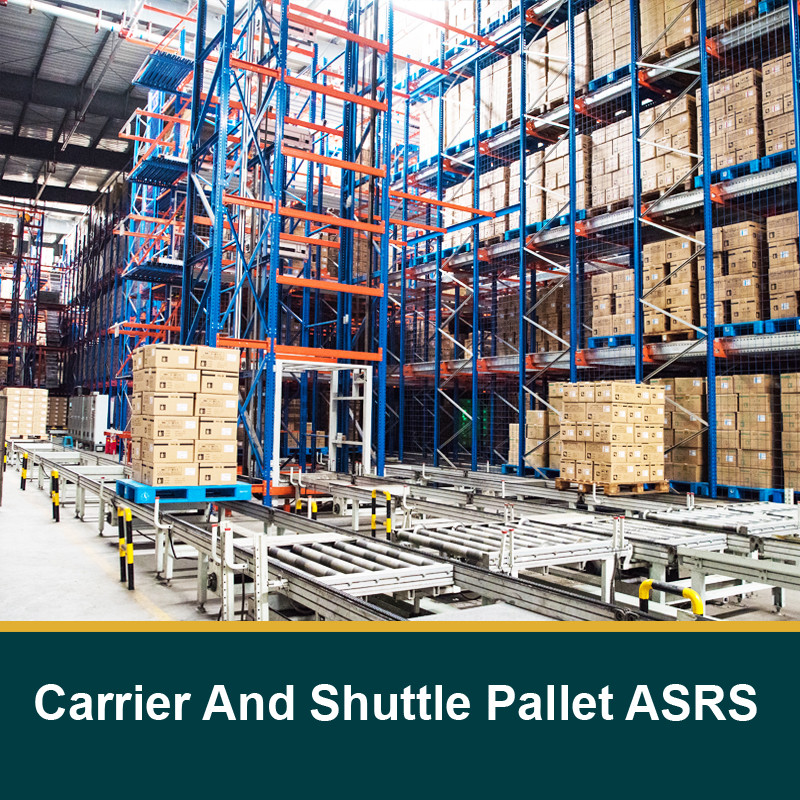 Carrier And Shuttle Pallet Asrs Automated Storage And Retrieval System