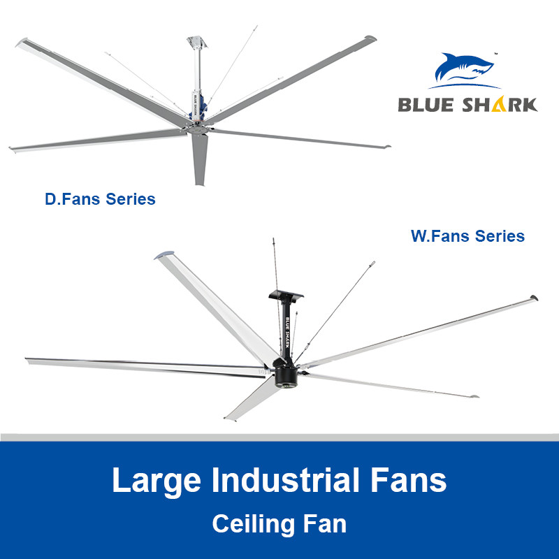 Large Industrial HVLS Ceiling Fans For Factory Large Workshop Fans