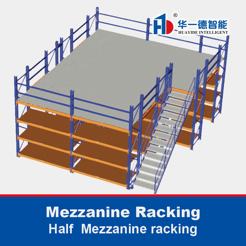 Mezzanine racking Half Rack Mezzanine Multi-Tier Rack Warehouse Storage ...
