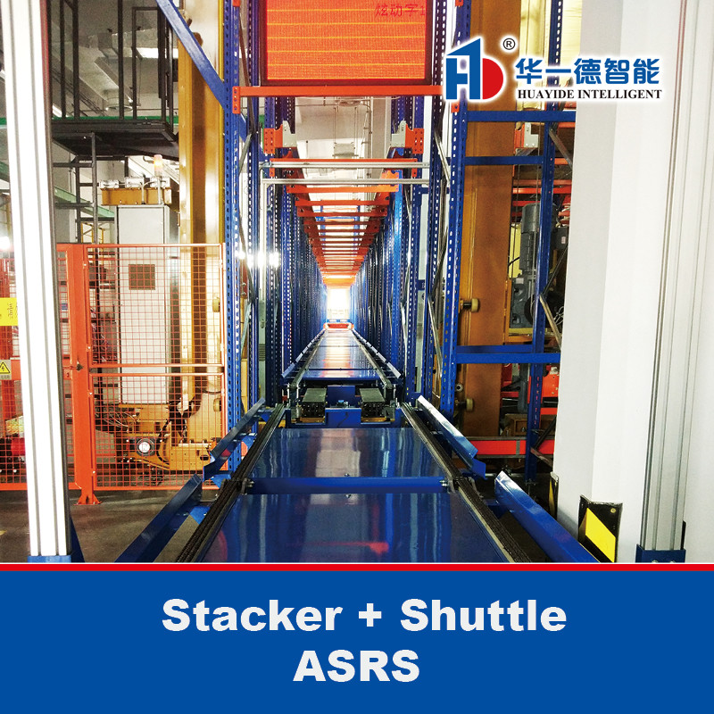 Stacker + Shuttle ASRS，Automatic Storage And Retrieval System