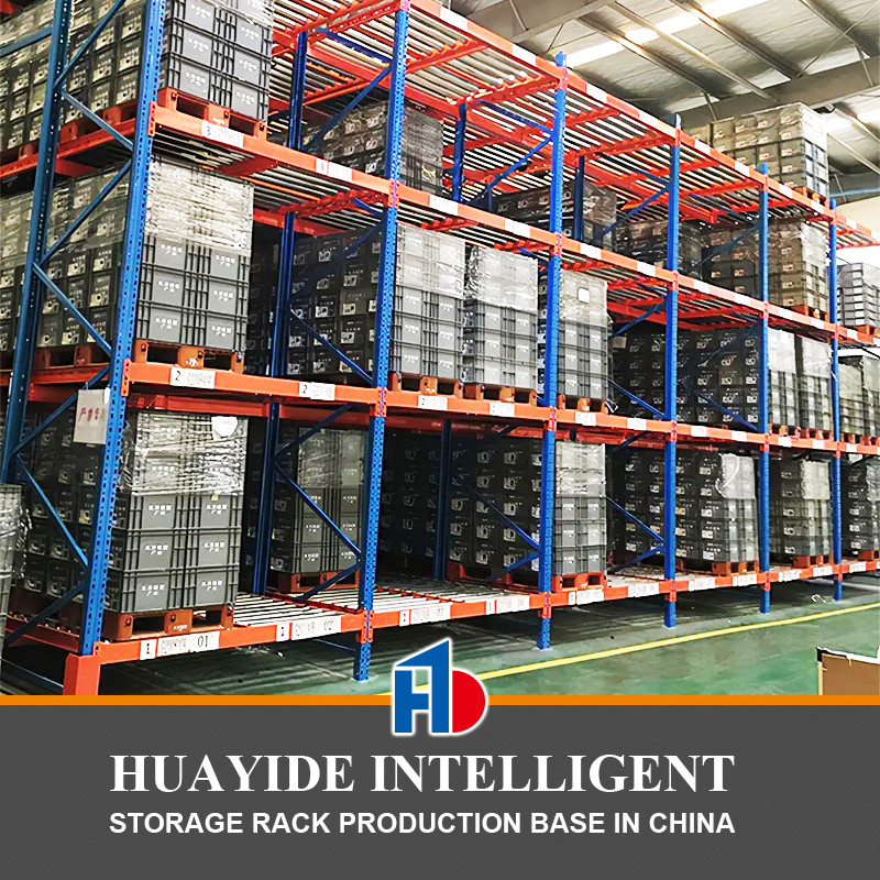 A57: Gravity Storage Racking Warehouse Gravity Pallet Rack Pallet Flow Rack